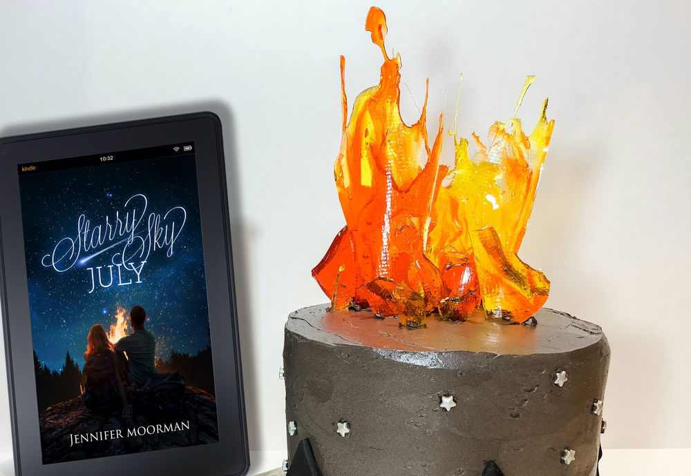 Red Velvet Starry Sky Cake