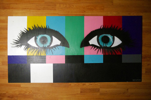 "Stare" 2016 Original Artwork | trevorsomething