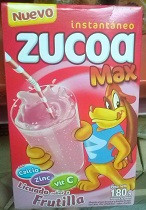 cacao zucoa frutilla 180 g | delmayorista