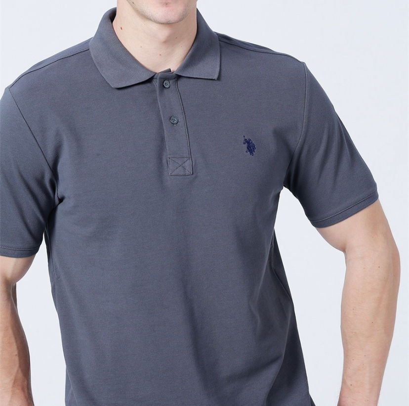 Dark Grey USPA BASIC T-SHIRT | USPOLO.PS
