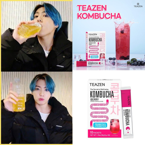 Teazen Kombucha Berry Flavor | KPOPINDIAMERCH