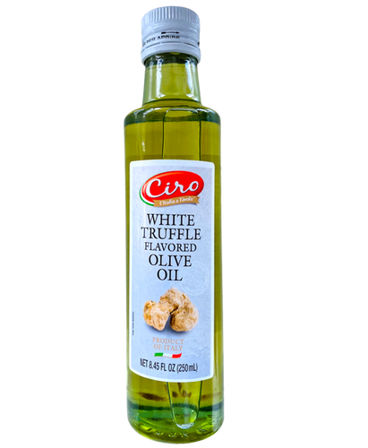 CIRO WHITE TRUFFLE FLAVORED OLIVE OIL | concadoro-importers