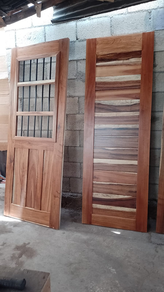 Parota wood doors are here