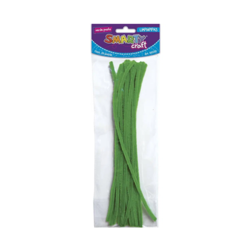 LIMPIAPIPAS VERDE PASTO 20 PZAS SMARTY 50232 | Mark Soluciones D