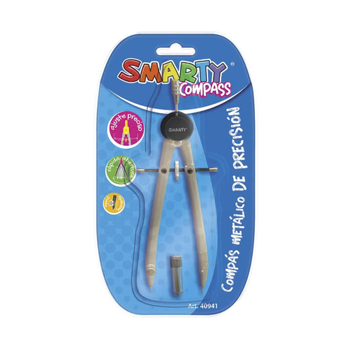 COMPAS METALICO PRESICION LARGO SMARTY 40941 | Mark Soluciones D