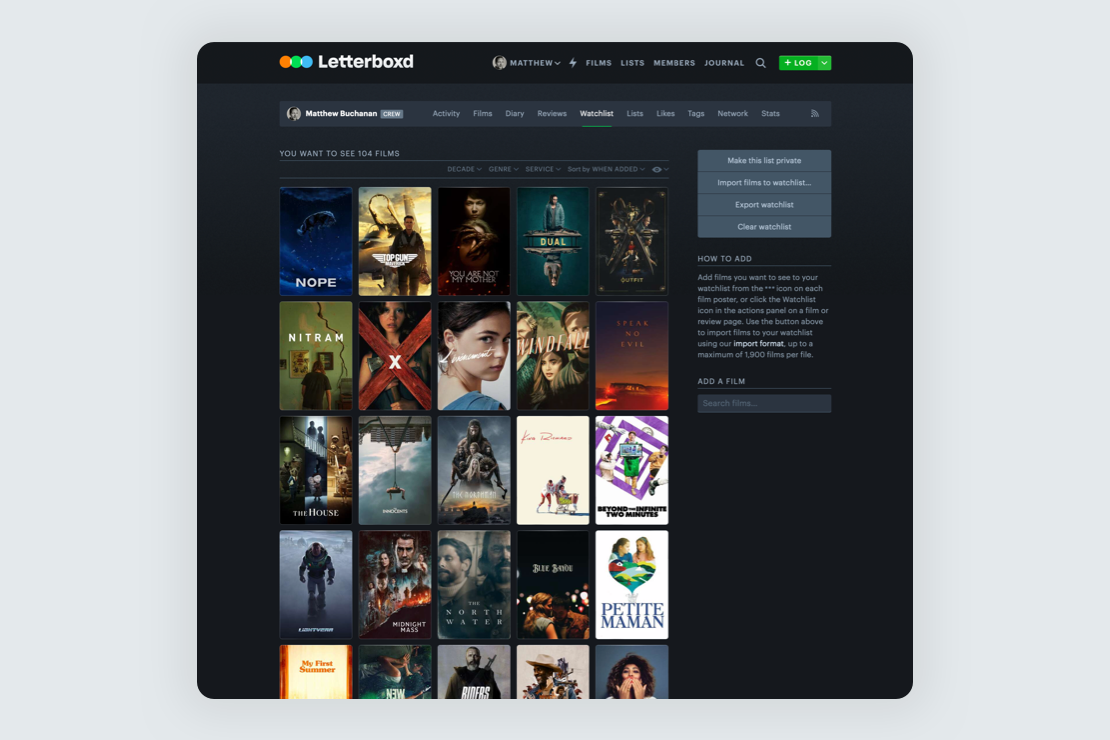 Is Letterboxd's UI changing the way we review movies?
