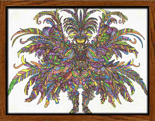 Feathered Warrior | Brian's Dots