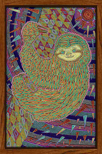 Happy Sloth | Brian's Dots