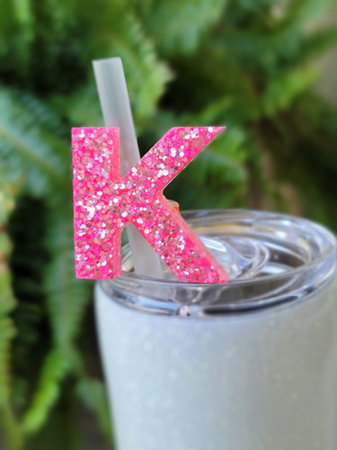 Letter Straw Topper | CUPS N STUF