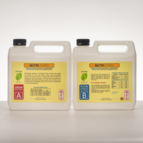 NutriHydro |Lettuce Nutsol |Nutrient Solution for hydroponics and ...