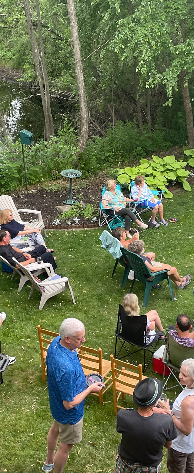 backyard crowd