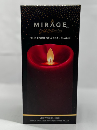 Mirage LED Wax Candle (3”x7”) | Chaubrei