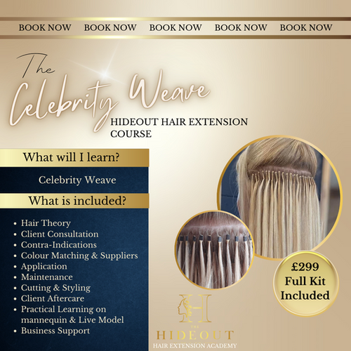 Celebrity Weave Hair Extension Course | The Hideout