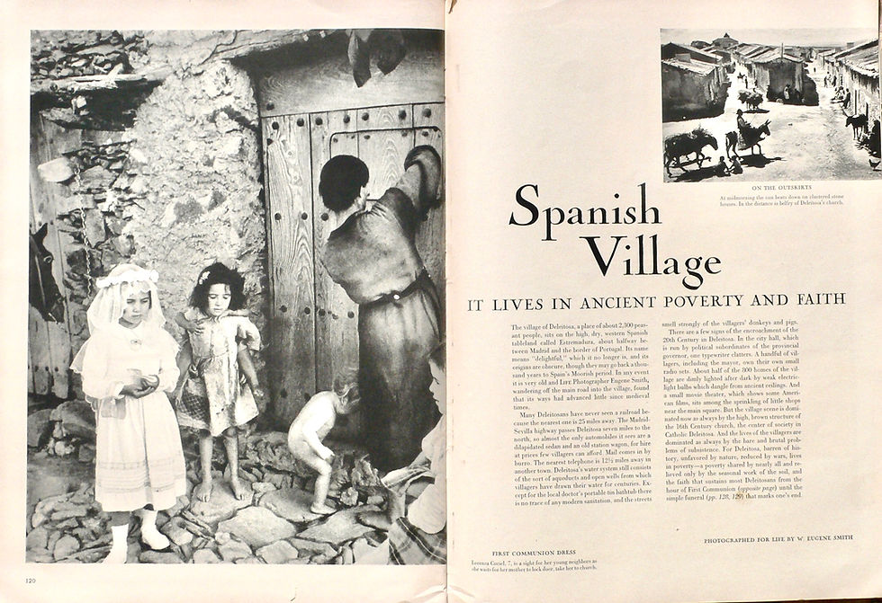 W. Eugene Smith Spanish Village Life 9th April 1951