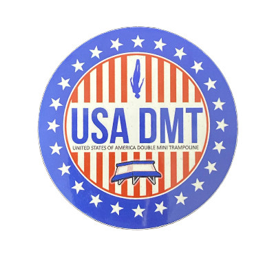 USA DMT Circle Sticker | Trampoline Swag