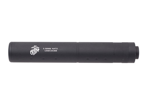 196MM DUMMY SILENCER - USMC LOGO | GSE Airsoft Dublin