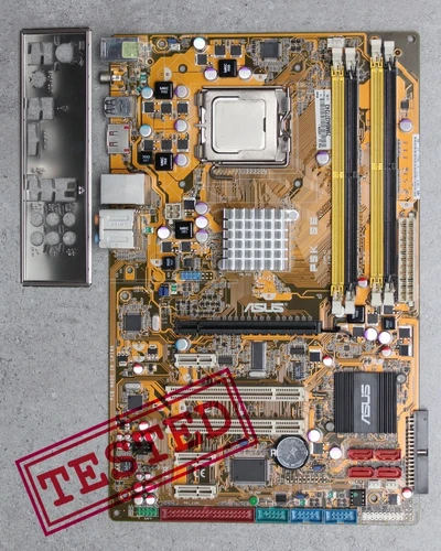 LGA775 ASUS P5K SE Intel P35 chipset MoBo with CPU C2D E8200 & I/O ...
