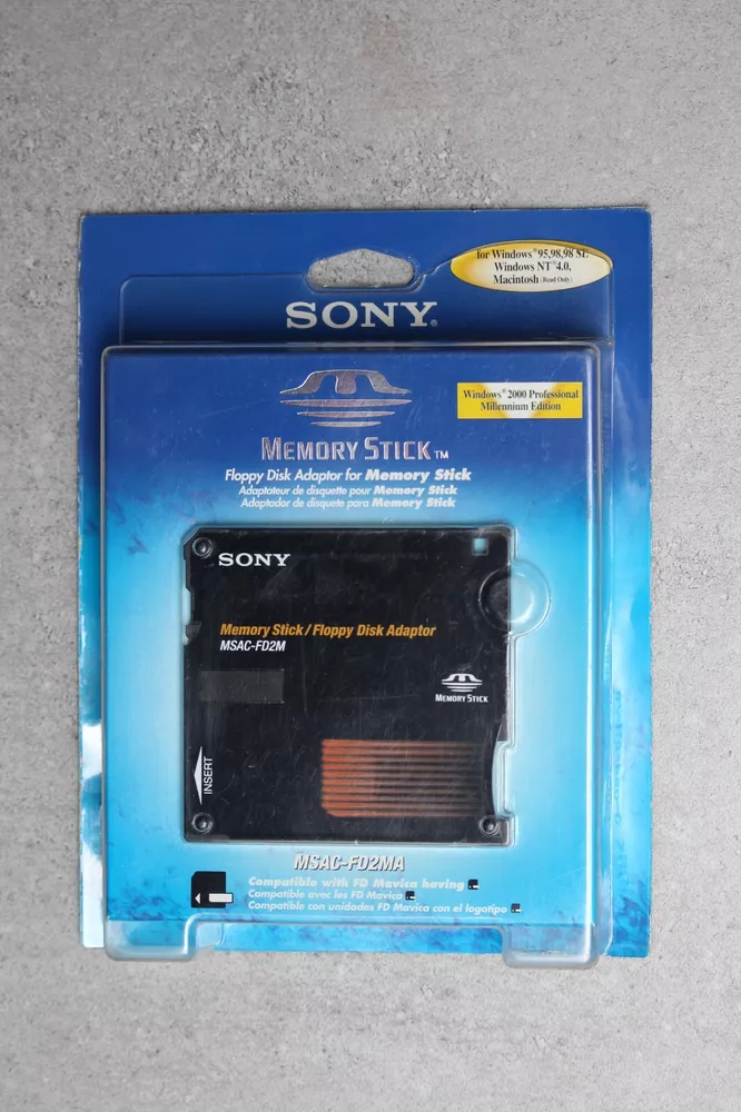 Memory Stick/Floppy Disk Adaptor MSAC-FD2M (NEW/SEALED ...