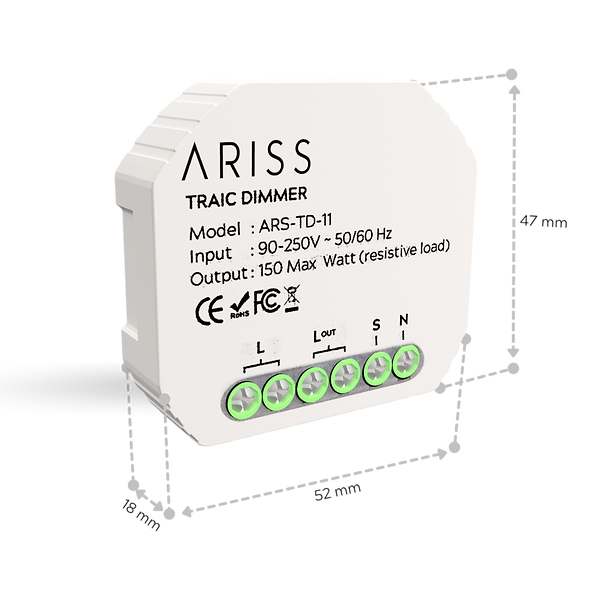 ARISS Triac Dimmer: Control Light Brightness