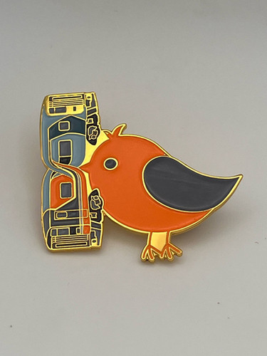 Eyre Lee Bird Railtour Enamel Badge | Táilte Tours