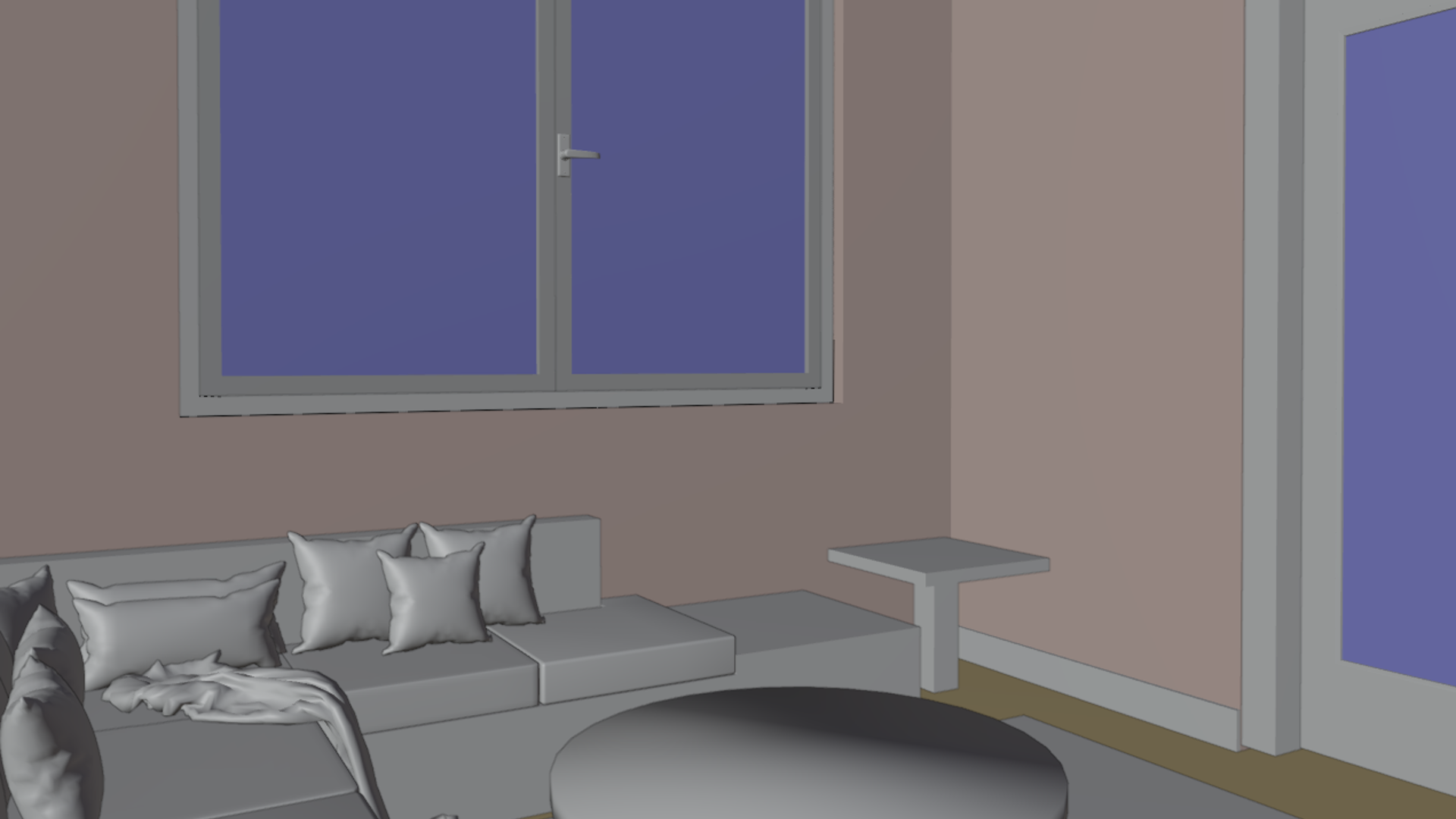 Small Living Room 3D Model