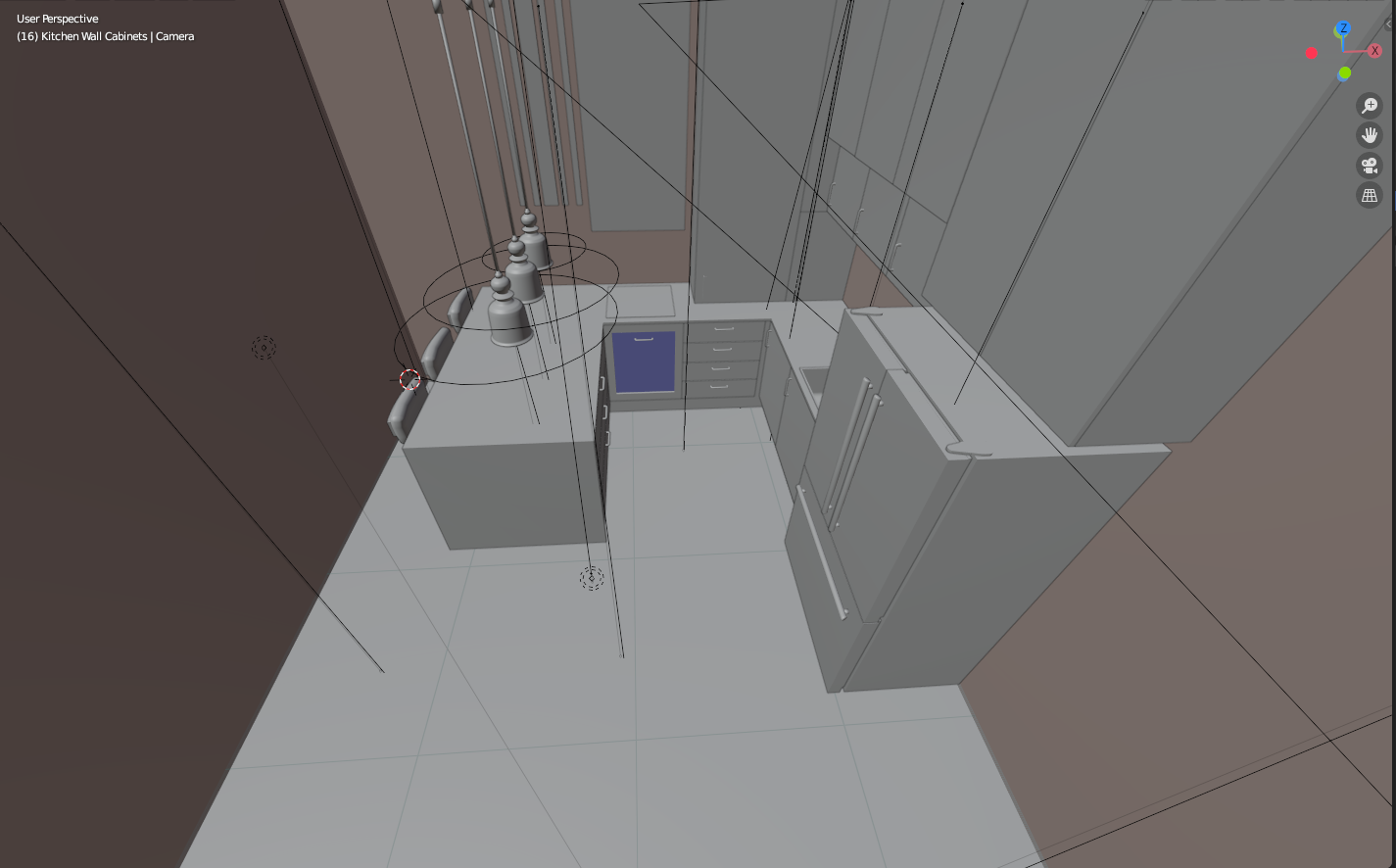 Small Kitchen 3D Model