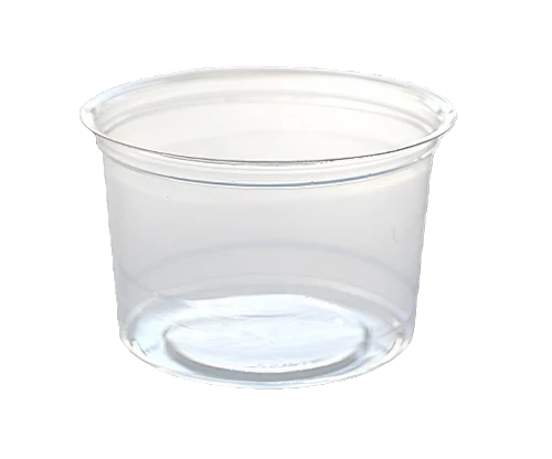Round PLA Takeaway Deli Container - 16oz (500pcs/ctn) | Zenpacks