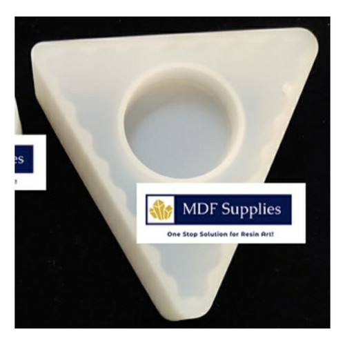 Triangle Tealight Candle Holder mould Triangular | Resin Art Supplies