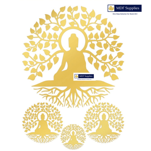 Lord Buddha stickers | Resin Art Supplies