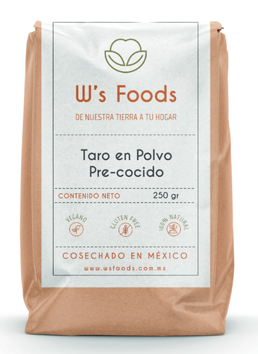 Taro Polvo Pre-cocido 100% Natural | W's foods