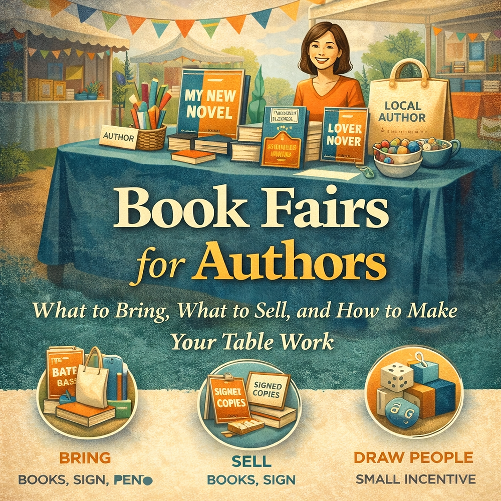 Book Fairs for Authors: What to Bring, What to Sell, and How to Make ...