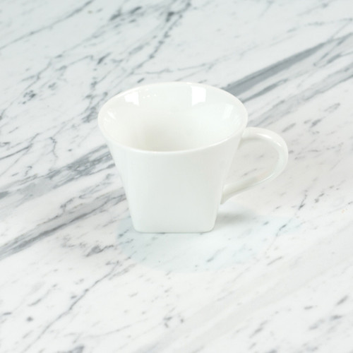 White Square Flare Cup | beachview1