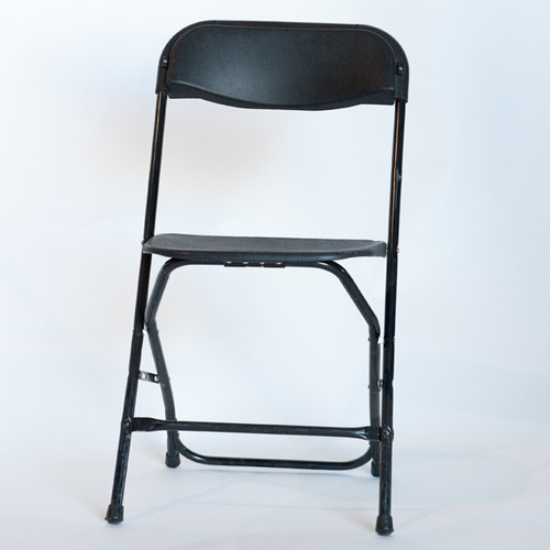 Basic Black Folding Chair | beachview1