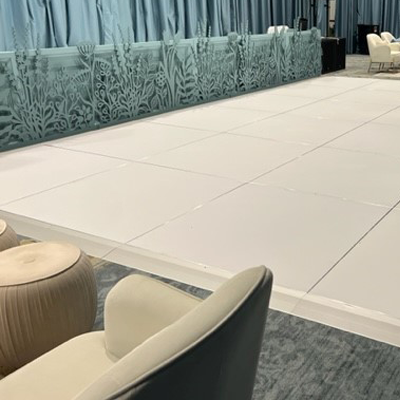 Matte White Dance Floor | beachview1