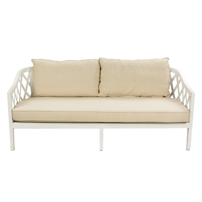 White Regency Lounge Sofa | beachview1