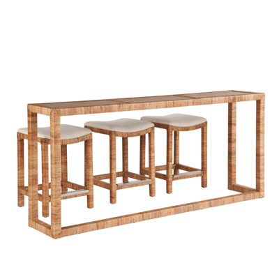 Sandbar Console Table & Stools | beachview1