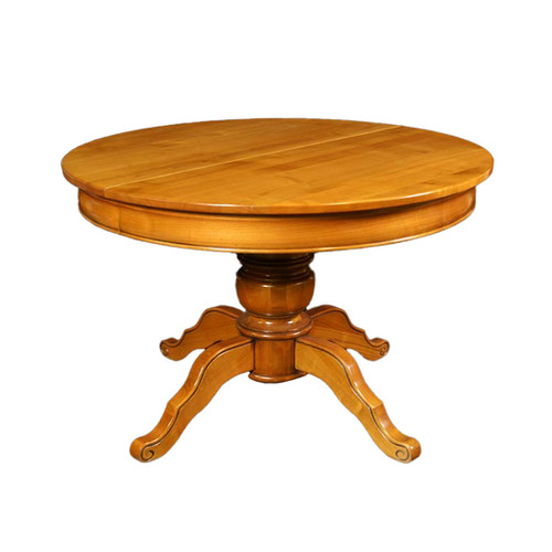 FLAUBERT round table - light smoked cherry wood | Maison Gontier