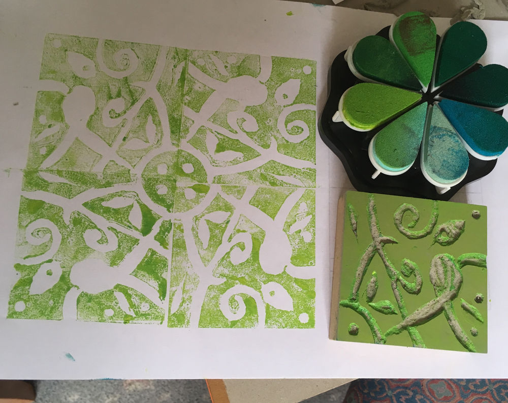 Lino print | Art with Tricia