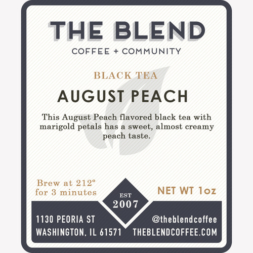 August Peach Black Tea | The Blend