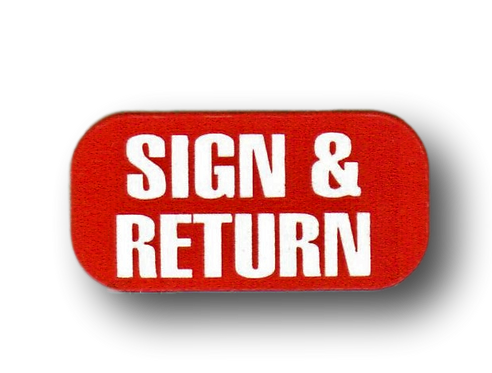 SIGN & RETURN | documentlabels