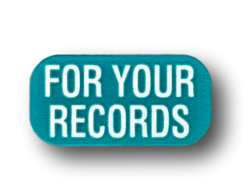 For Your Records | documentlabels