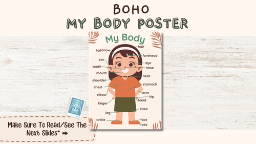 BoHo My Body Posters | The Gandara Sisters