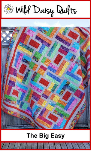 WDQ-134 Big Easy Quilt PDF Pattern | Wild Daisy Quilts