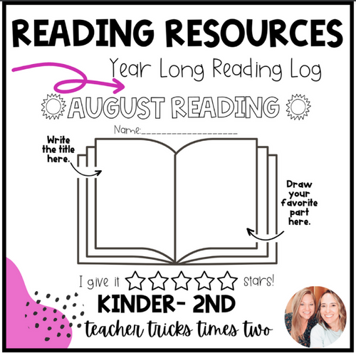 Year Long Reading Log | Teacher Tricks x Two