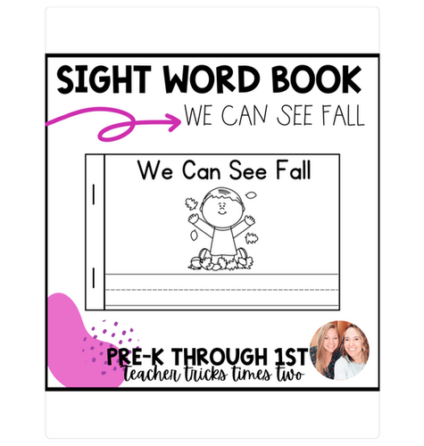 We See Fall Mini Book | Teacher Tricks x Two