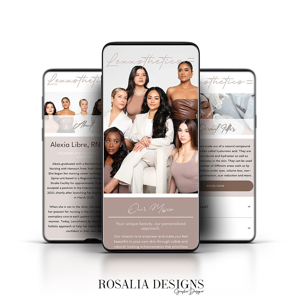 Rosalia Designs | Website & Graphic Designer