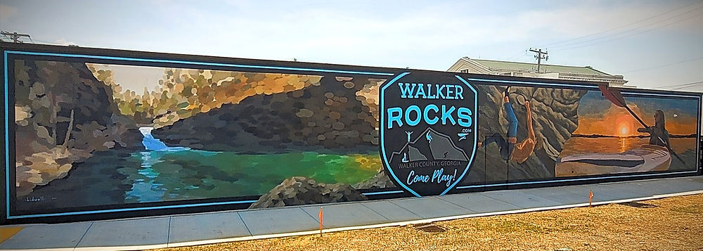 Walker Rocks Mural: A Masterpiece Unveiled in LaFayette
