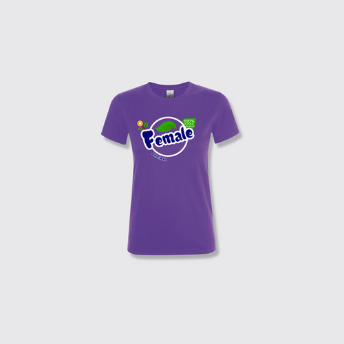 Fanta female t-shirt - grape flavour! | Let Women Speak