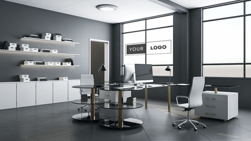 Bangkok Office Background | Custom Logo Virtual Workspace | Virtual Office