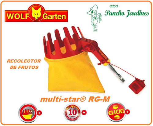 RECOLECTOR DE FRUTOS, WOLF GARTEN MOD RG M | casapanchojardines